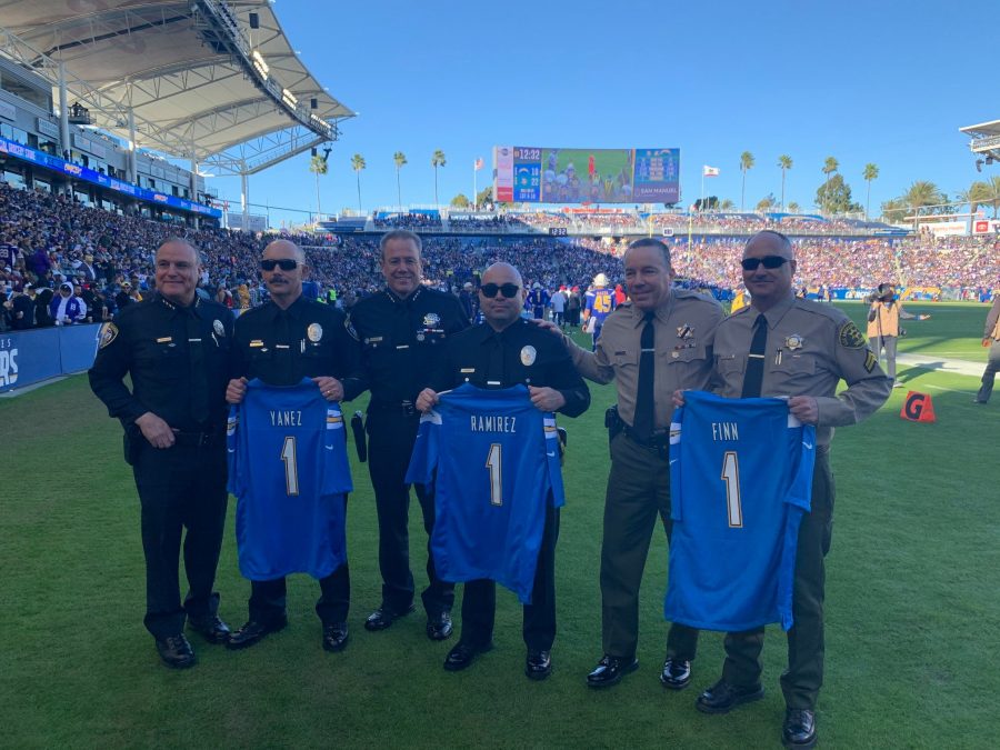 Chargers Honor LASD Det. Dan Finn | Los Angeles County Sheriff's Department