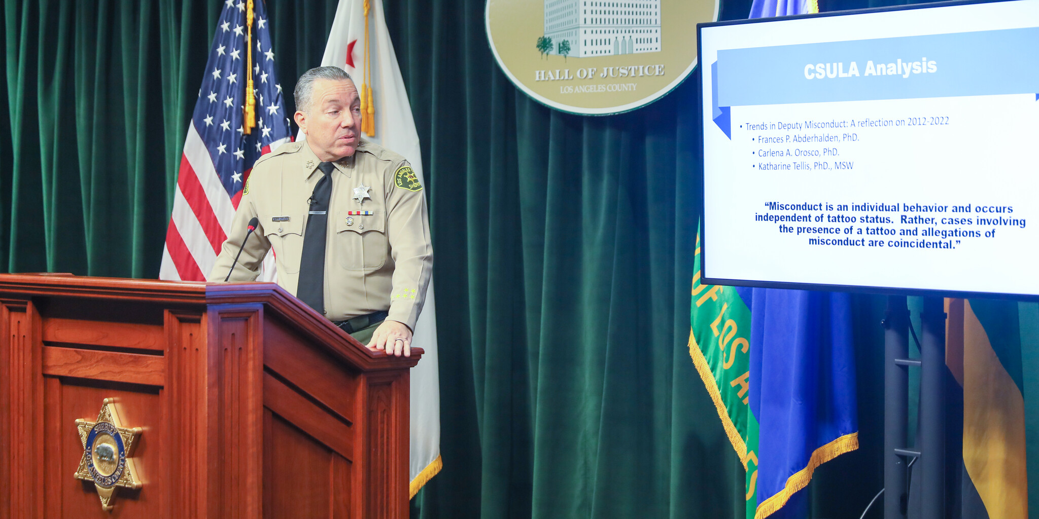 Sheriff addresses Several Areas of Public Interest | Los Angeles County ...